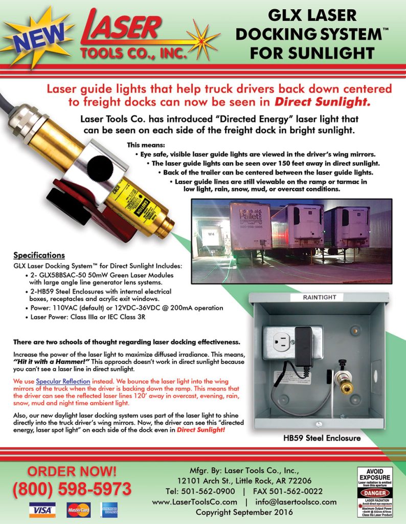 DAYLIGH GLX LASER DOCKING™ SYSTEM FOR TRUCKS & TRAILERS